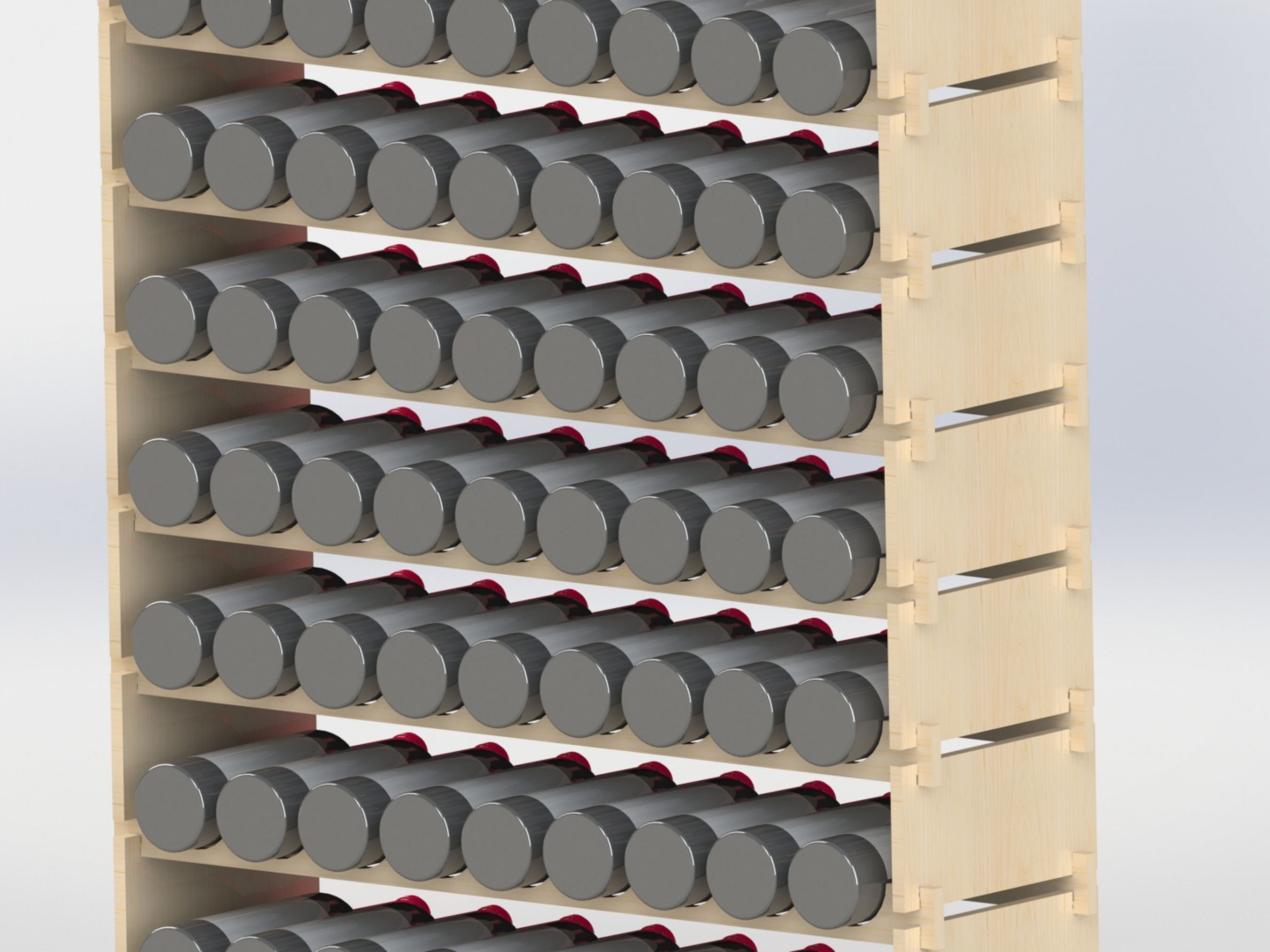 Wine Rack CNC Router Files for Wood Digital Download (Instant Download ...