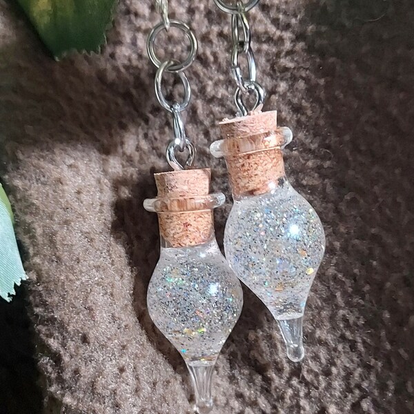 Tiny Bottle Earrings - Etsy