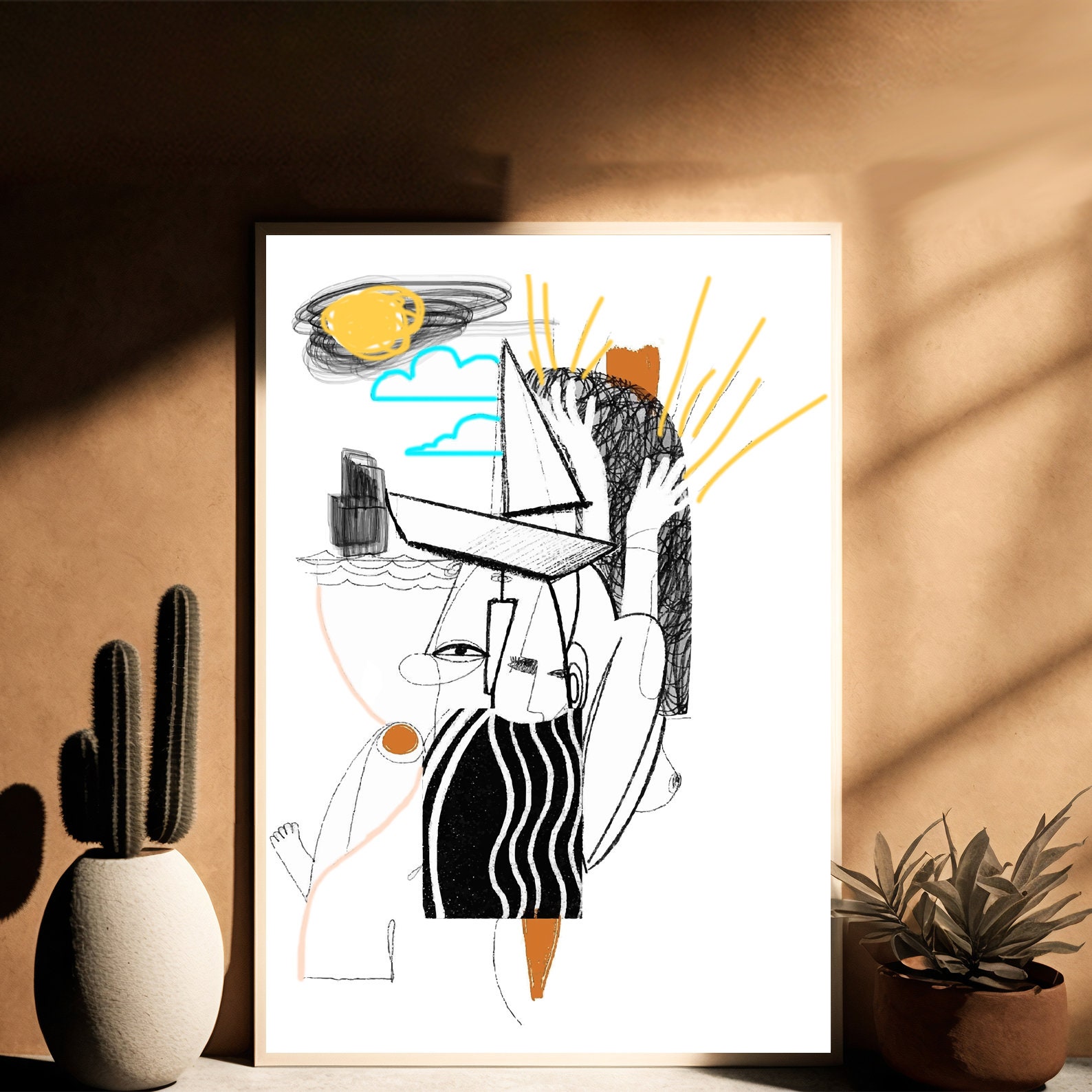 Mood Picasso Printable Wall Art, Office and Bedroom Decor, Inspiration ...