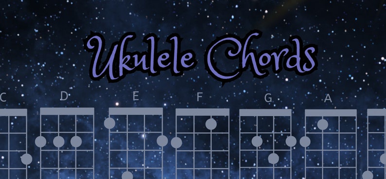 Stars Ukulele Digital Download Chord Chart - Etsy