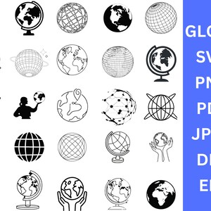 Earth Svg, Earth Clipart, Globe Svg,earth Day Svg, Vector, Planet Svg ...
