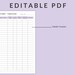Editable Inventory Log, Inventory Tracker, Product Inventory, Inventory ...