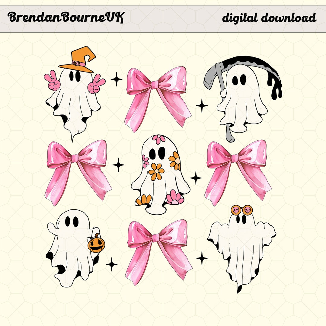 Coquette Bow Spooky Halloween Png, Coquette Bow Png, Halloween Png ...