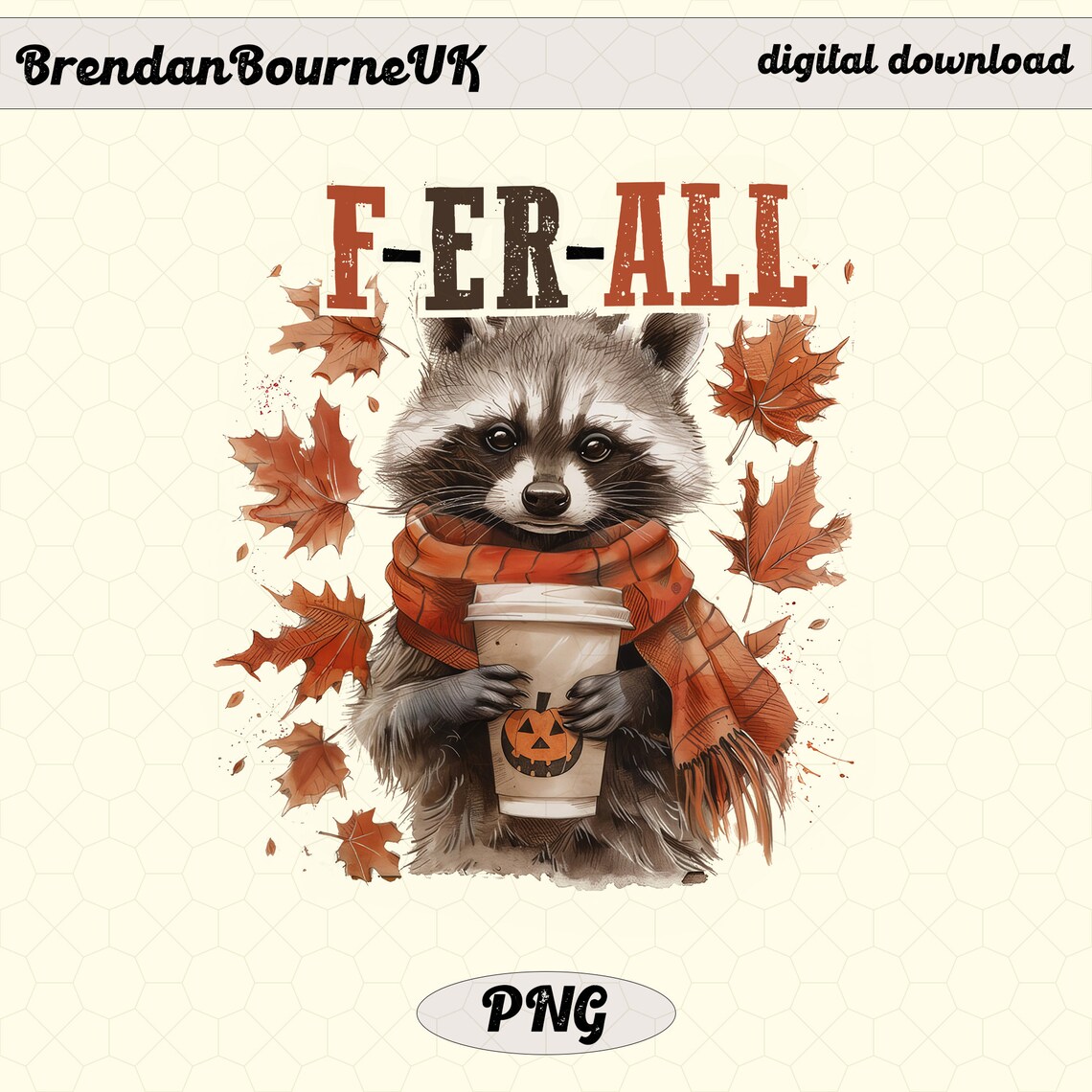 F-er-all Fall Raccoon Png, Feral Girl Fall Png, Fall Png, Feral Png ...