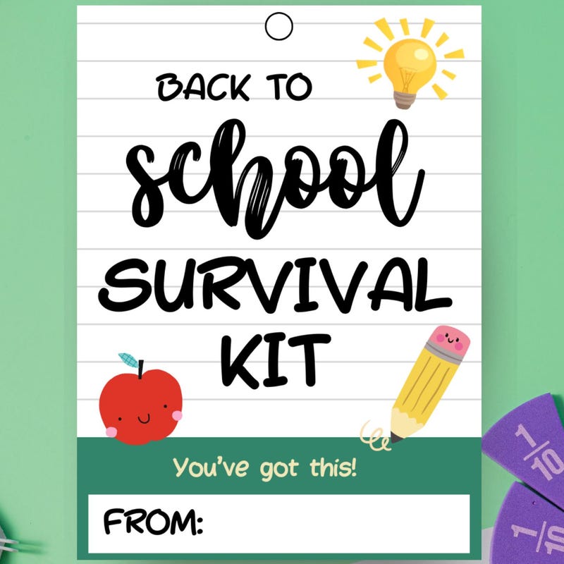 Teacher Survival Kit - Etsy