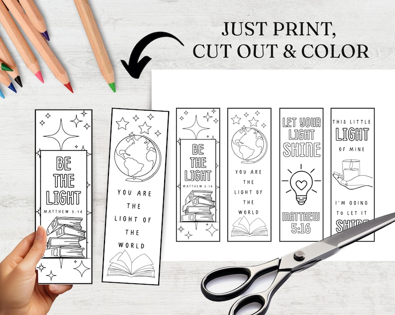 Let Your Light Shine Activity Bundle, Christian Kids Activity Page ...
