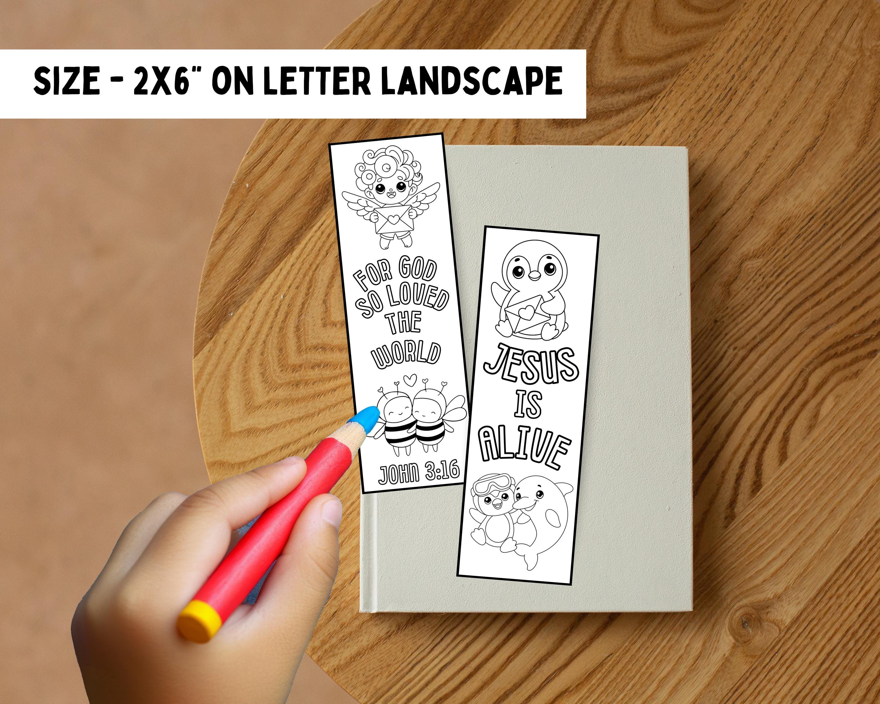 Jesus Loves Me Valentine Coloring Bookmarks Printable | Christian ...