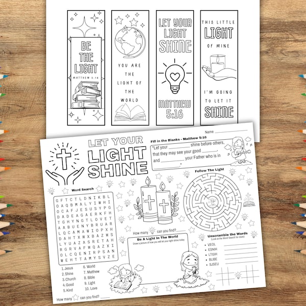 Let Your Light Shine - Etsy