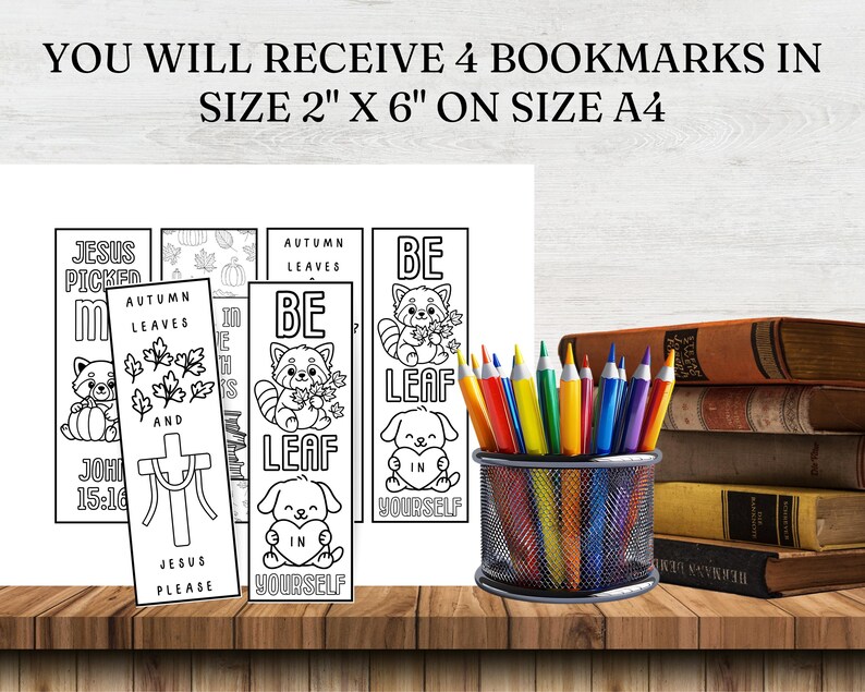 Fall Coloring Bookmarks Printable | Christian Coloring Bookmarks ...