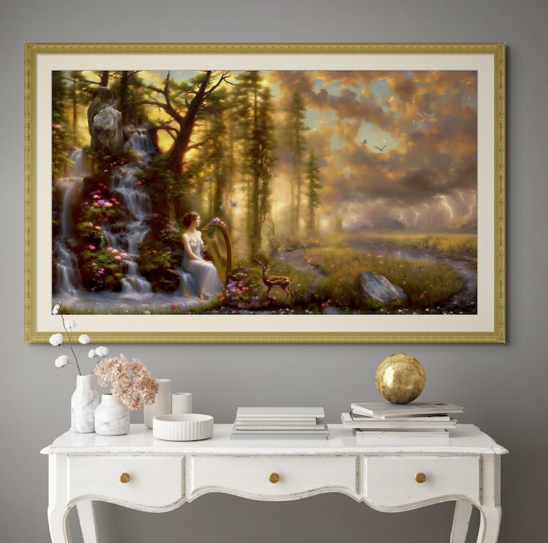 Nimrodel, Tolkien, Elven Lady, Digital Art for Printing, Fantasy ...