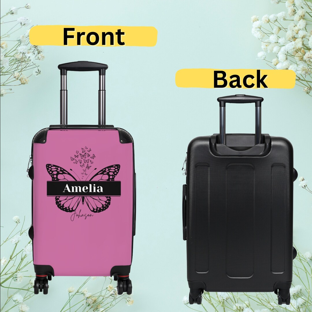 Personalized Name Suitcase Cabin Suitcase Name and Initial - Etsy