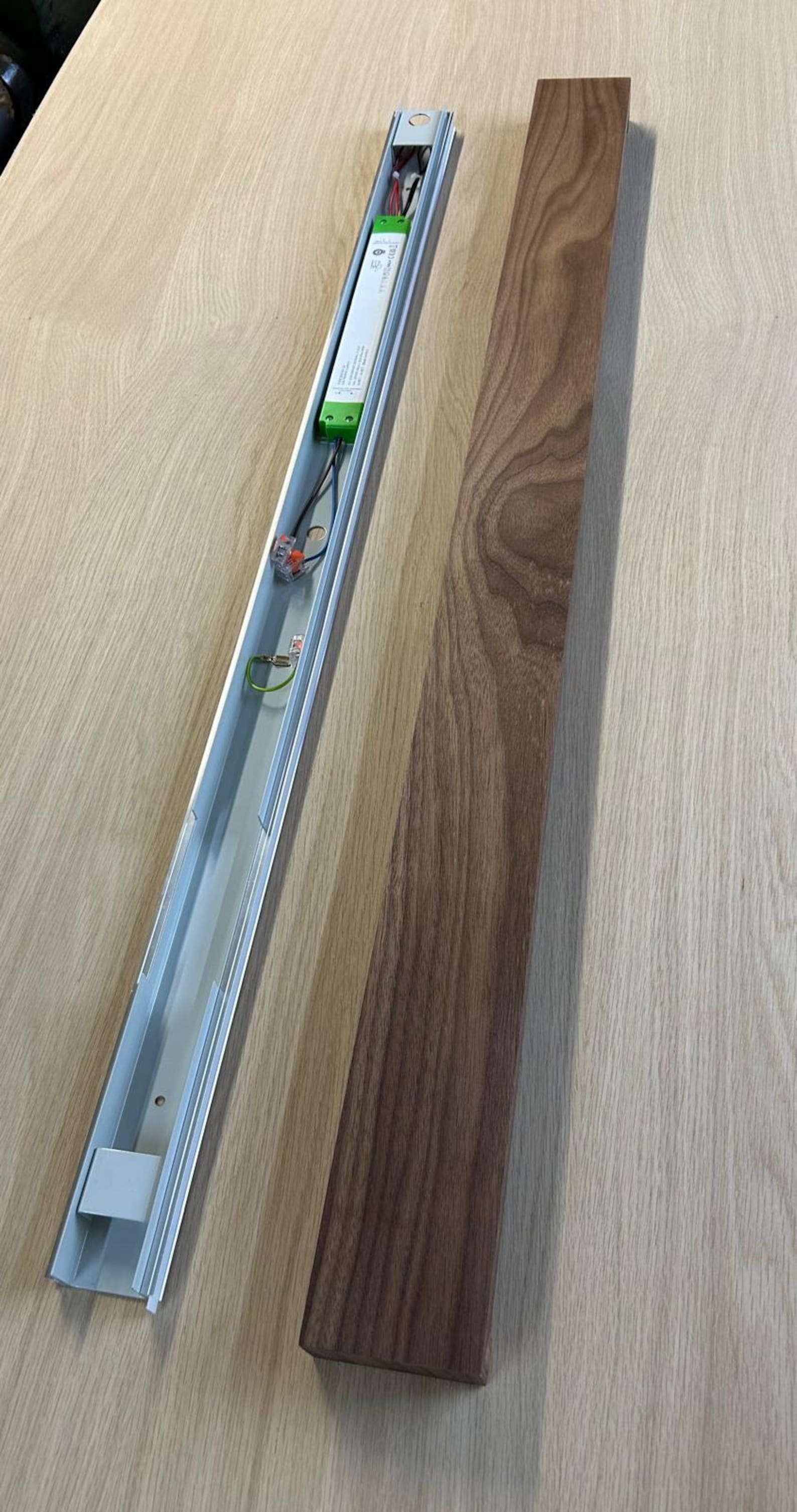Handmade Sconce American Walnut Wall Lamp: Modern Minimalist LED Light ...