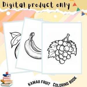 Printable Fruit Coloring Books for Kids, Teen, Printable Coloring ...