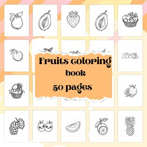 Printable Fruit Coloring Books for Kids, Teen, Printable Coloring ...