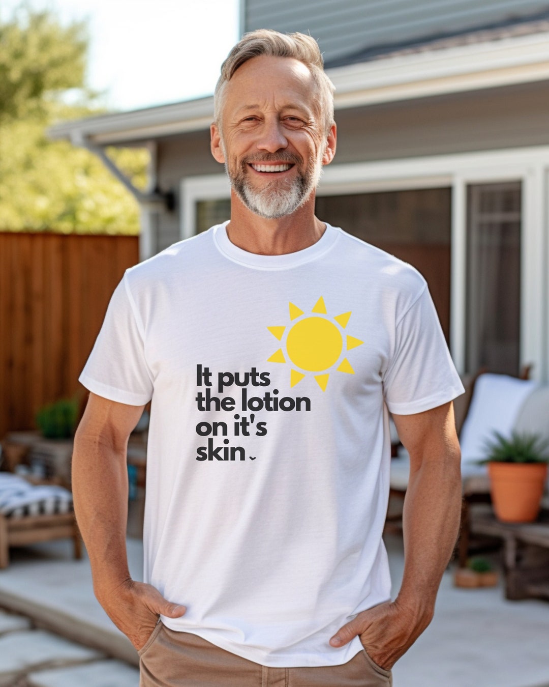 It Puts the Lotion on Its Skin Premium Unisex T-shirt - Etsy