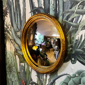 Gold Convex Thin Frame Mini Mirrors - Etsy