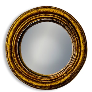 Gold Convex Thin Frame Mini Mirrors - Etsy