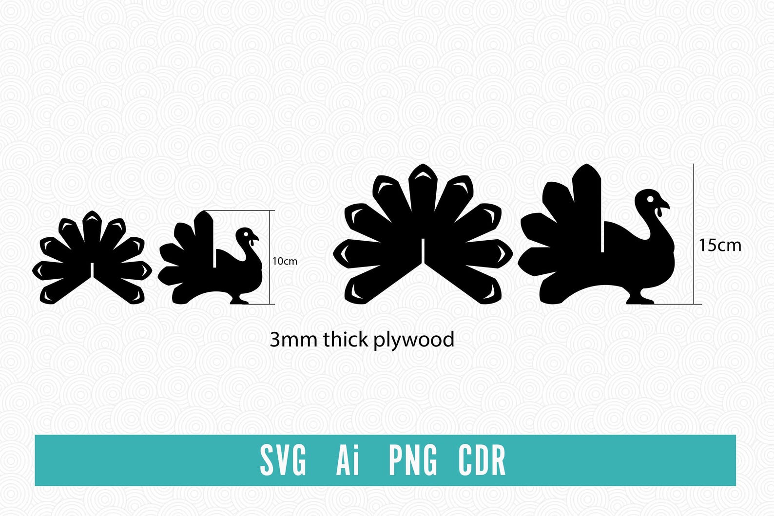 Turkey, Wooden Stand for Thanksgiving Laser Cut, Turkey Toy Svg, SVG Ai ...