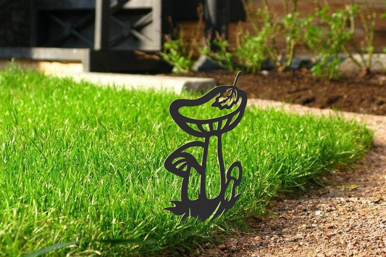 Mushrooms Laser Cut SVG Ai Files, Mushroom Garden Stake Svg, Cricut ...