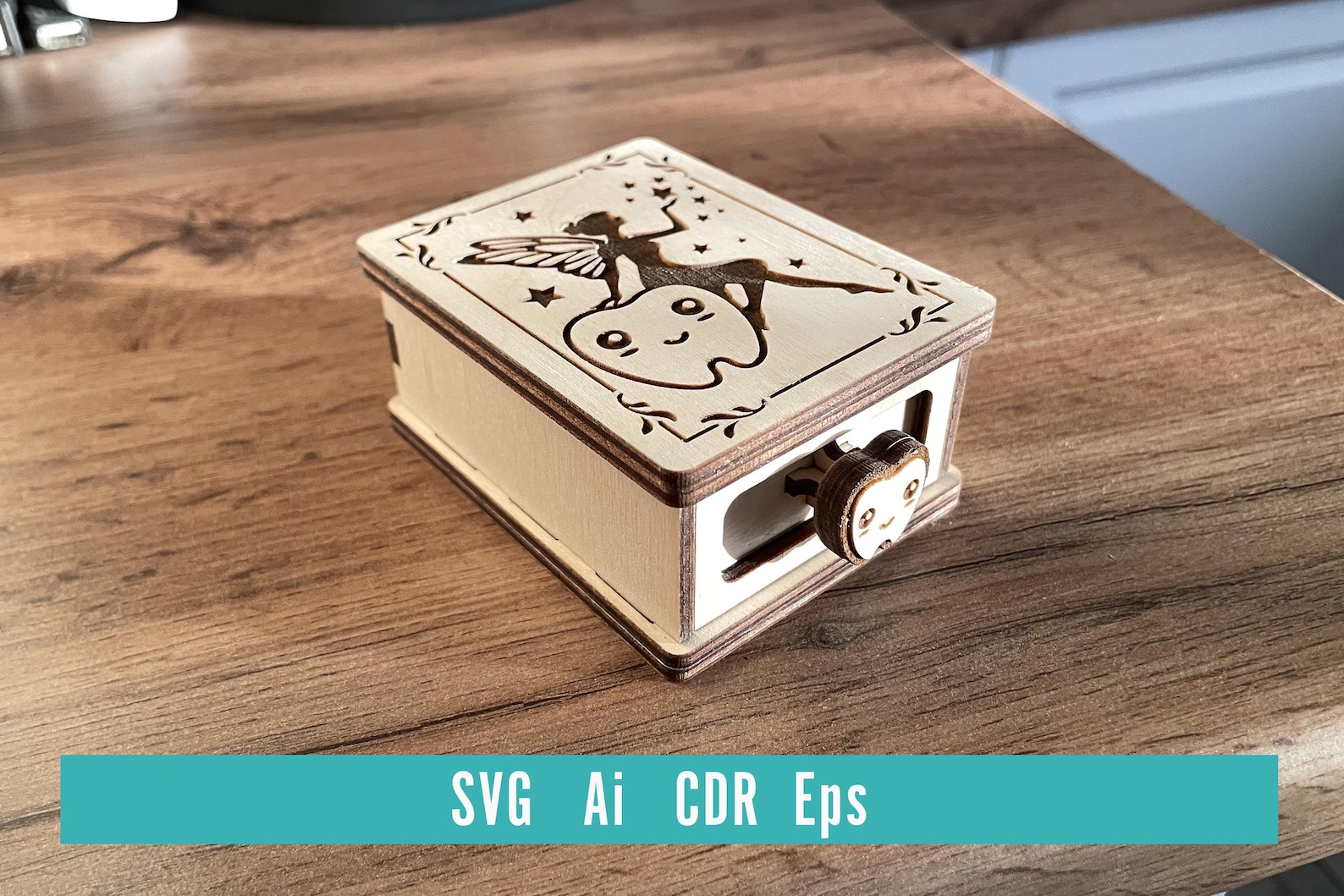 Tooth Fairy Box Laser Cut, Tooth Fairy Money Box Svg Ai Cdr - Etsy