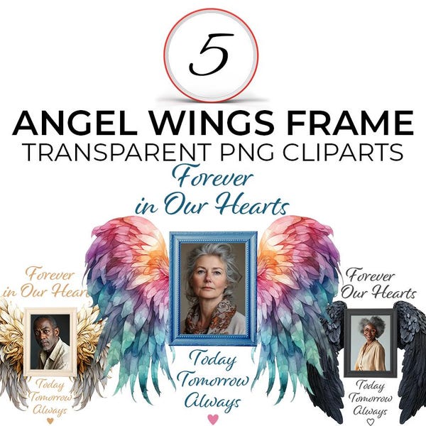 Angel Wing Photo Frame - Etsy
