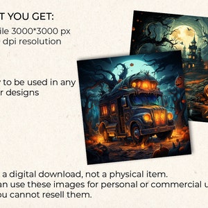 90 Digital Paper, Printable Halloween, Halloween Journal, Digital Paper ...