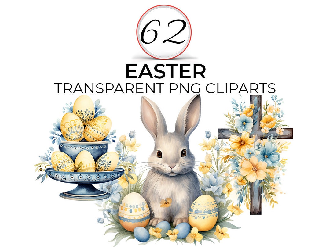 Easter Png, Easter Clipart, Easter Crafts, Watercolor Clipart - Etsy