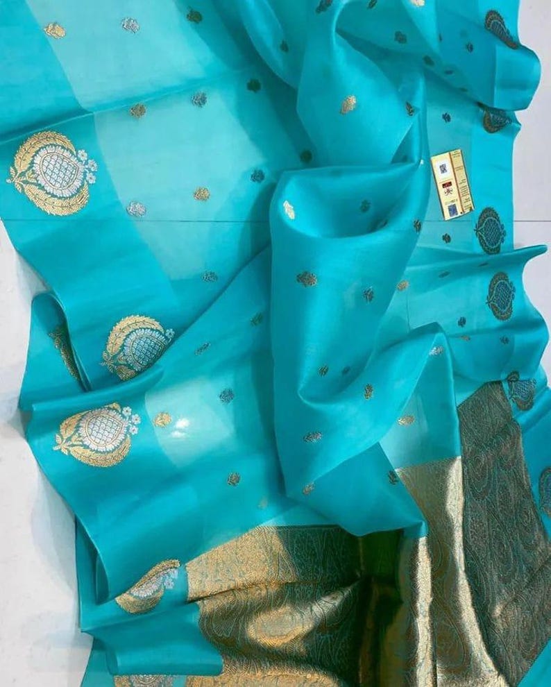 Organza Saree Effortless Elegance Light Weight Sheer and Crisp Organza ...