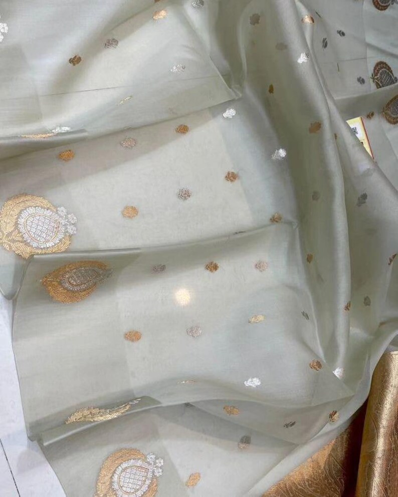 Organza Saree Effortless Elegance Light Weight Sheer and Crisp Organza ...