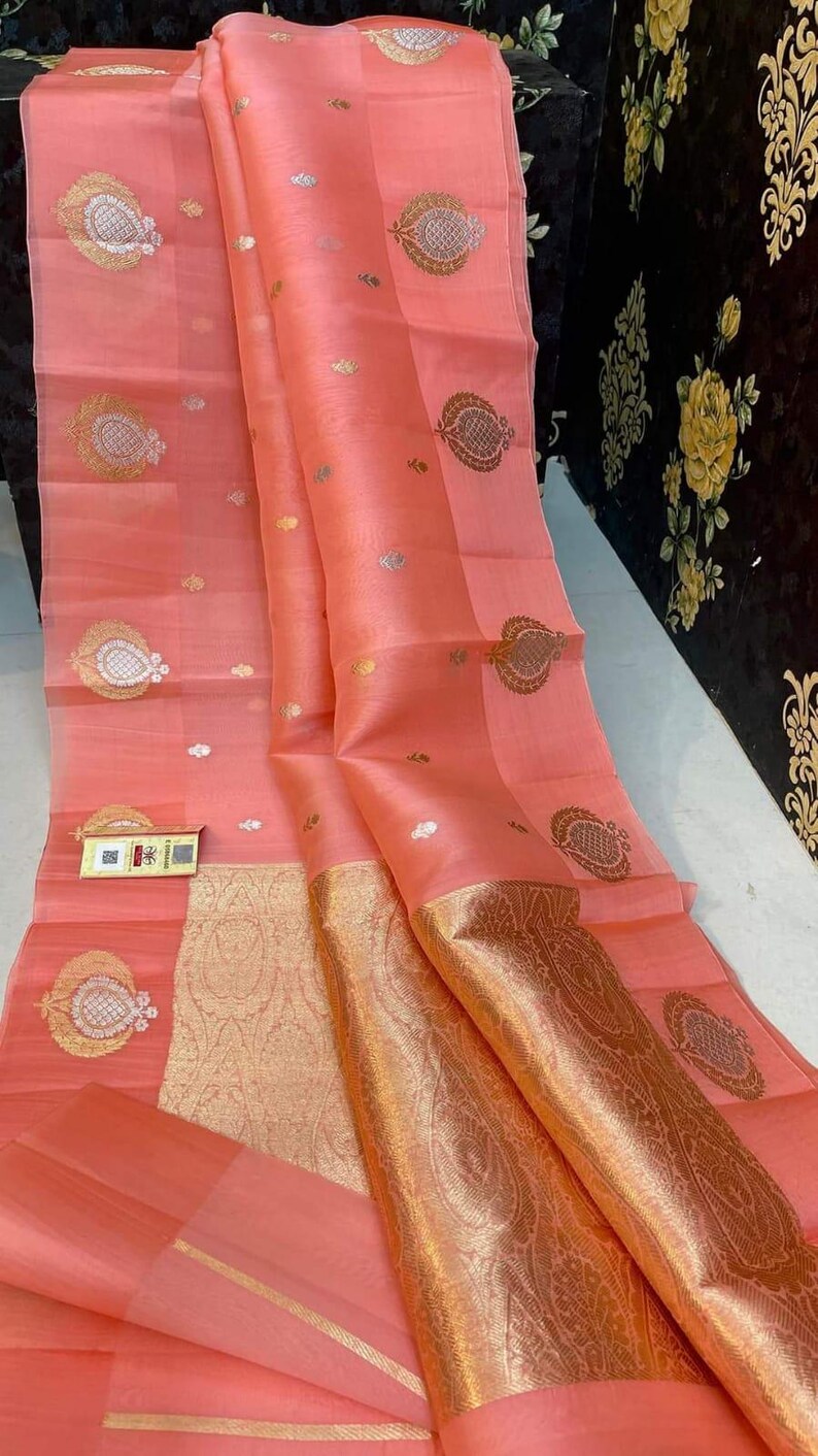 Organza Saree Effortless Elegance Light Weight Sheer and Crisp Organza ...