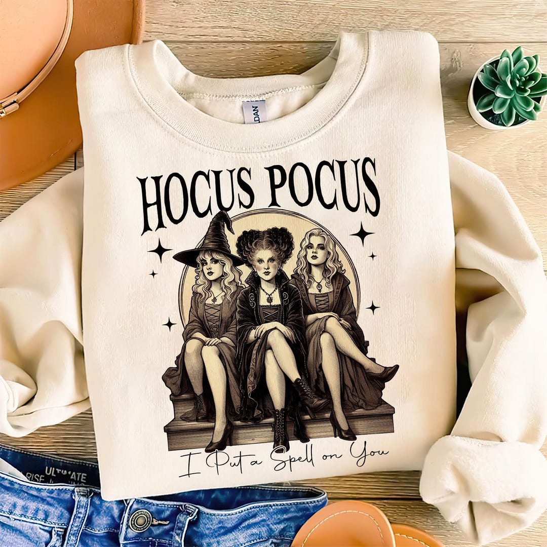 Vintage Hocus Pocus Png, Halloween Shirt Png, Retro Halloween Png ...