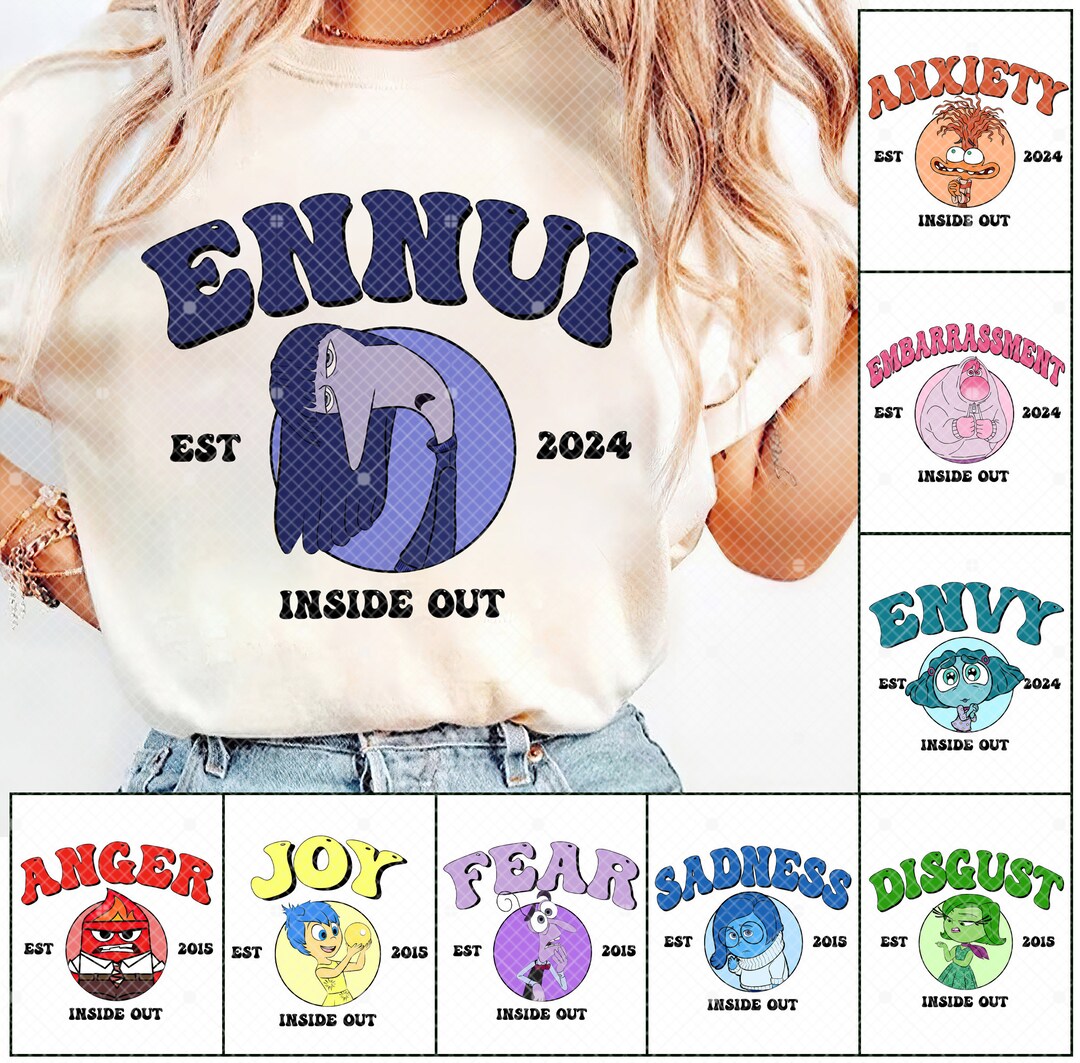 Bundle Inside Out Emotions Characters Png, Inside Out 2 Character Png ...