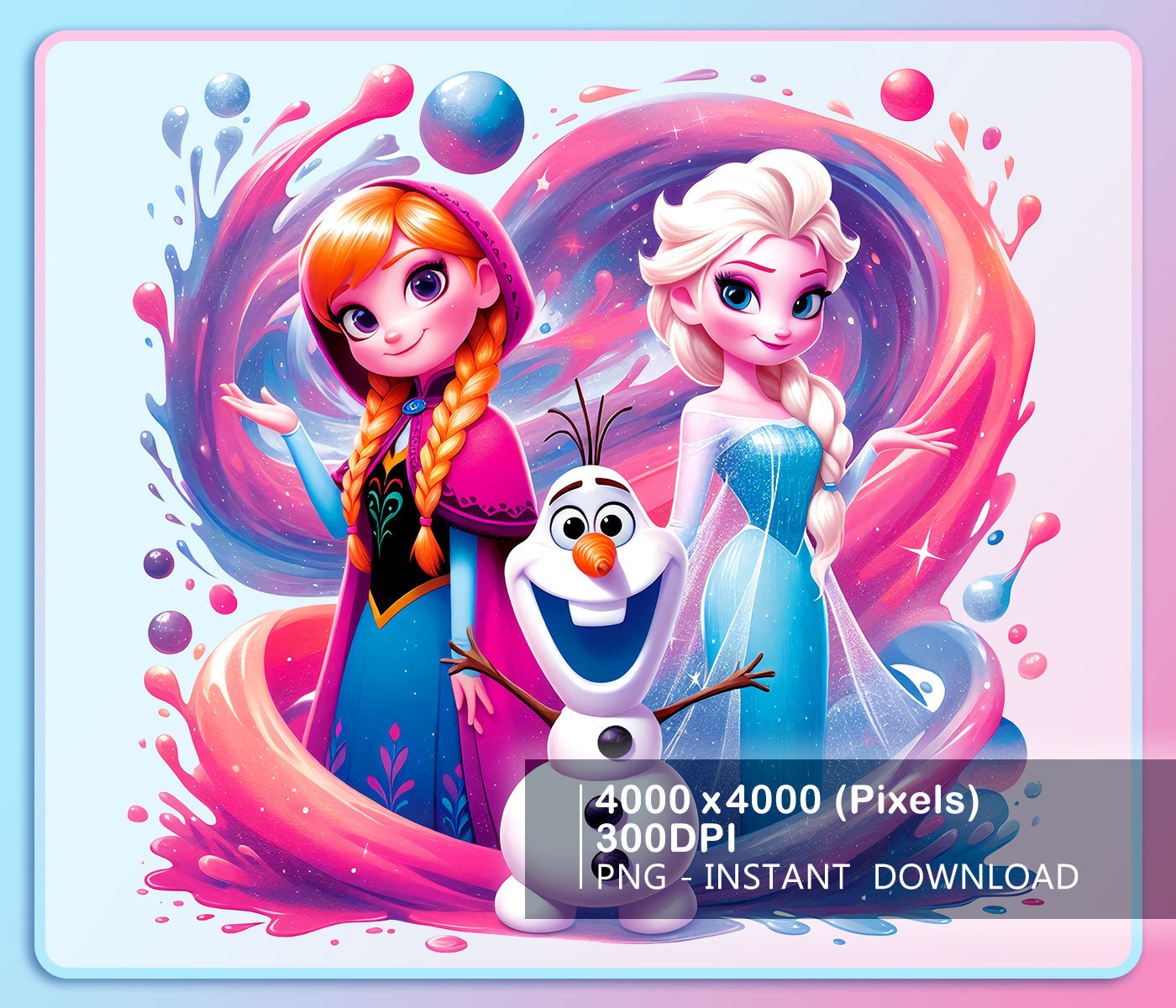 Elsa und Anna Splash Paint Aquarell Png, Aquarell Splash, Clipart ...