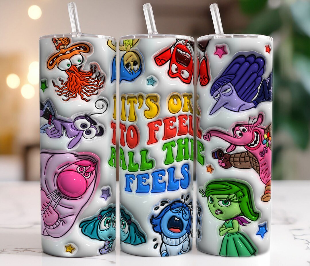 It's Okay to Feel All the Feels Inside Out 2, Inside Out 2 Png, Inside ...