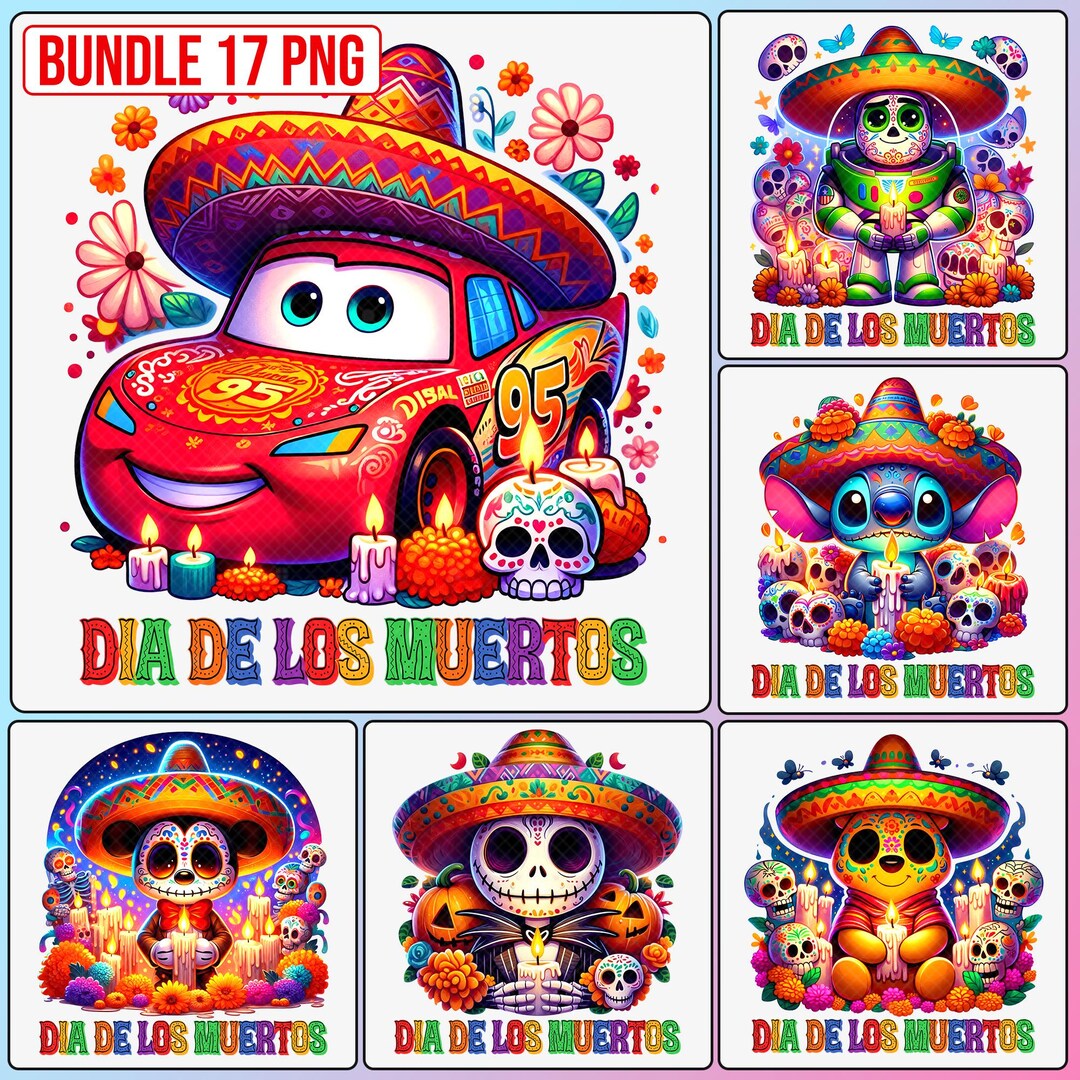 Bundle Dia De Los Muertos Png, Mexico Ghost Png, Concha Ghost Png, Dia ...