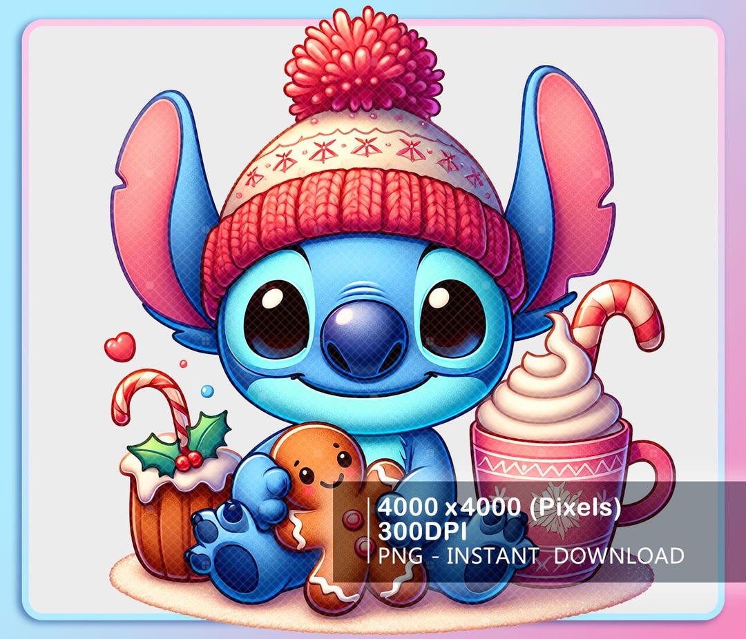 Cozy Cute Stitch Christmas Png, Stitch Christmas Vibes, Kid Christmas ...