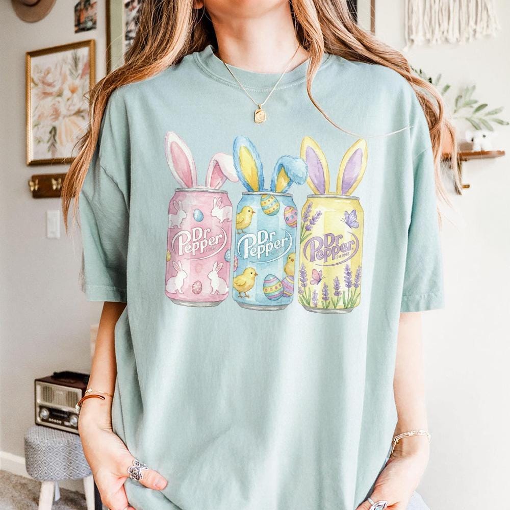 Bunny Easter Soda Png, Retro Soda Can Digital Download, Cute Easter Day ...