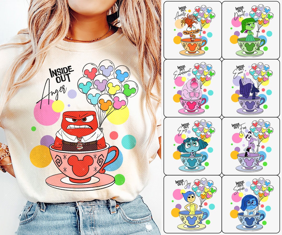 Bundle Inside Out Character Magic Kingdom Png, Inside Out 2 Bundle Png ...