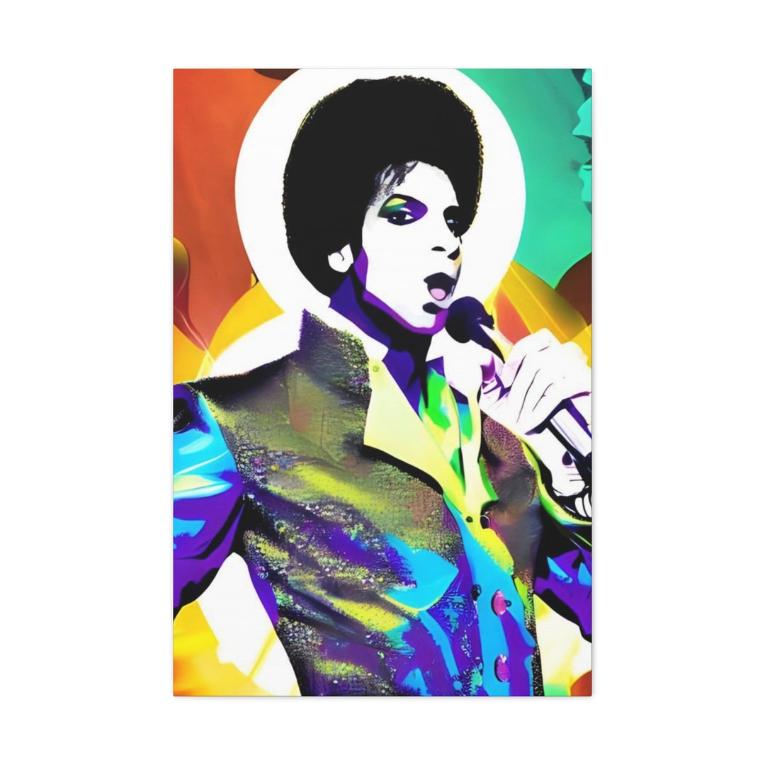 Prince Portrait- Wall Art, Retro Art- Modern Art, Wall Decor - Etsy