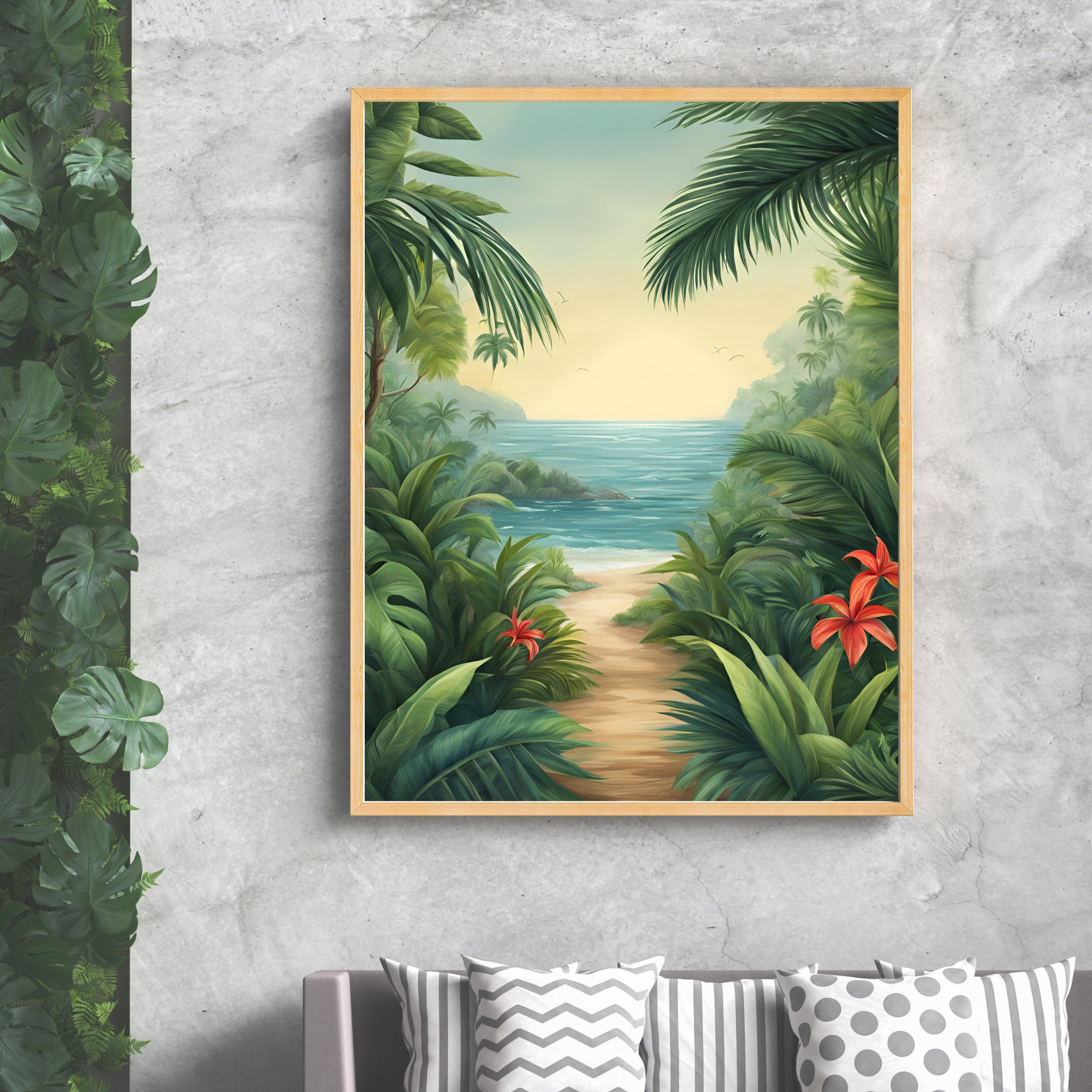 Tropical Wall Art | Tropical Prints | Tropical Poster | Jungle ...