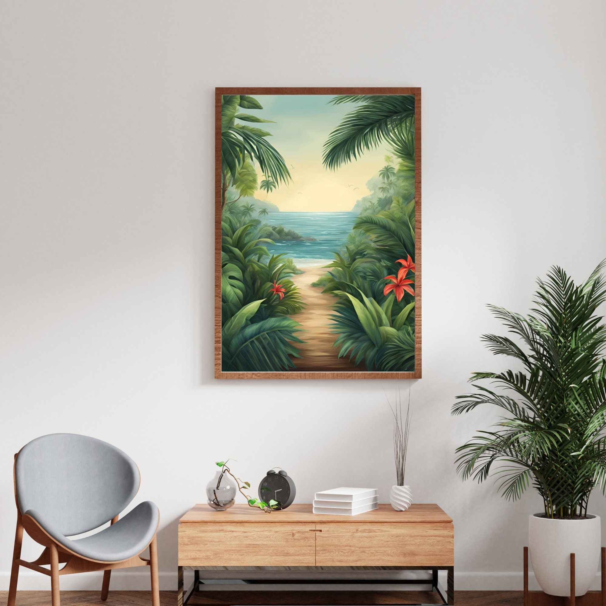 Tropical Wall Art | Tropical Prints | Tropical Poster | Jungle ...
