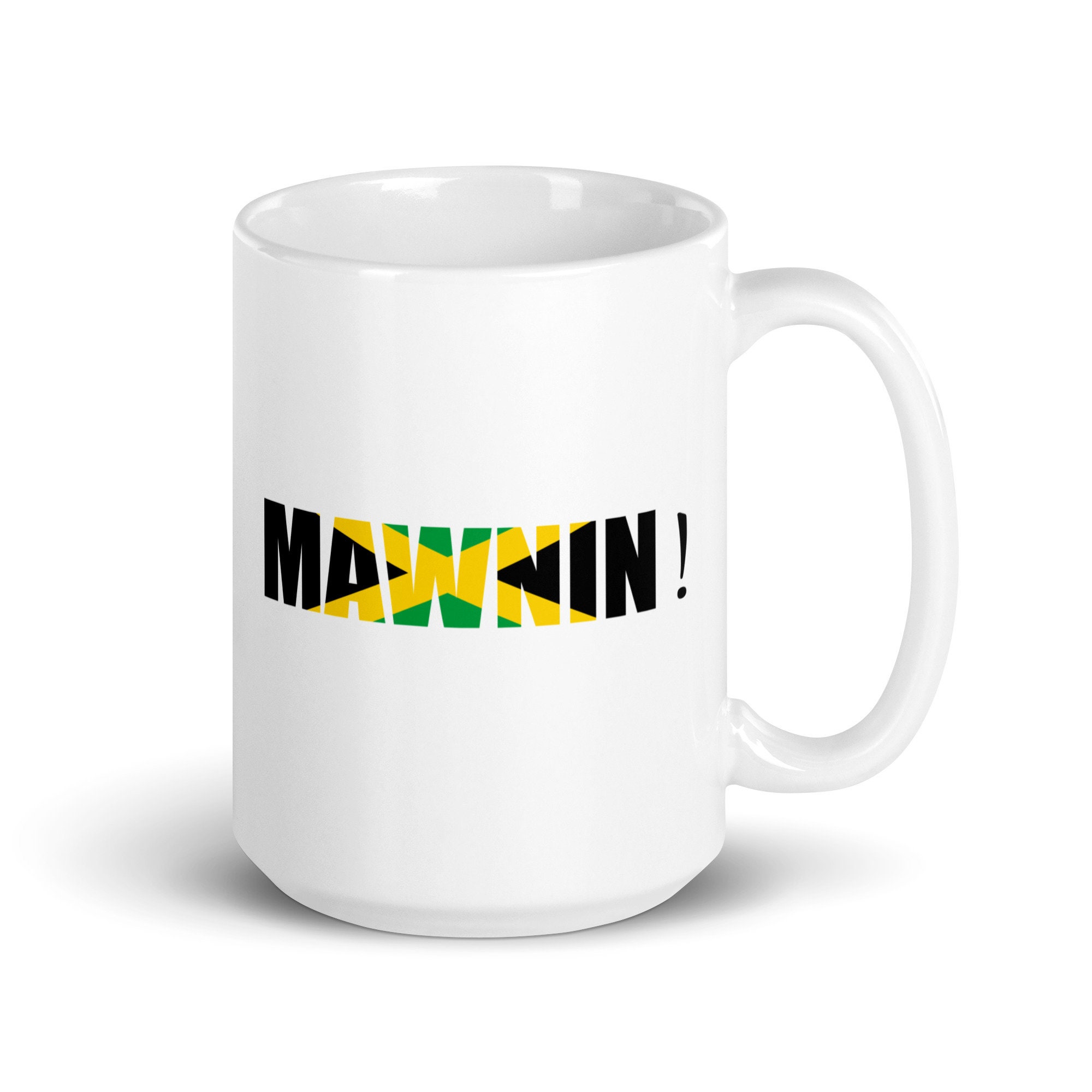 Mawnin Jamaican-inspired Mug, Jamaican Mug, Jamaican Coffee Mug, Gift ...