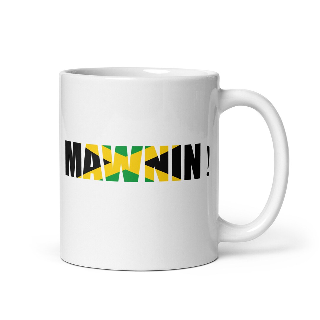 Mawnin Jamaican-inspired Mug, Jamaican Mug, Jamaican Coffee Mug, Gift ...