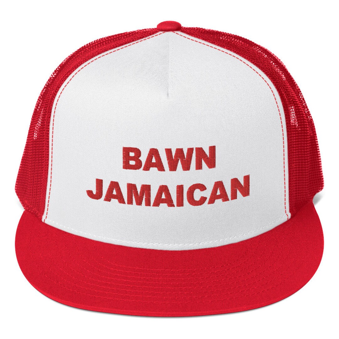 Bawn Jamaican Trucker Cap, Jamaica Cap, Jamaican Culture Hat, Jamaica ...