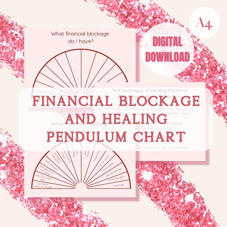 Pendulum Chart Printable Pages Dowsing Chart Dowsing Printable Pages ...
