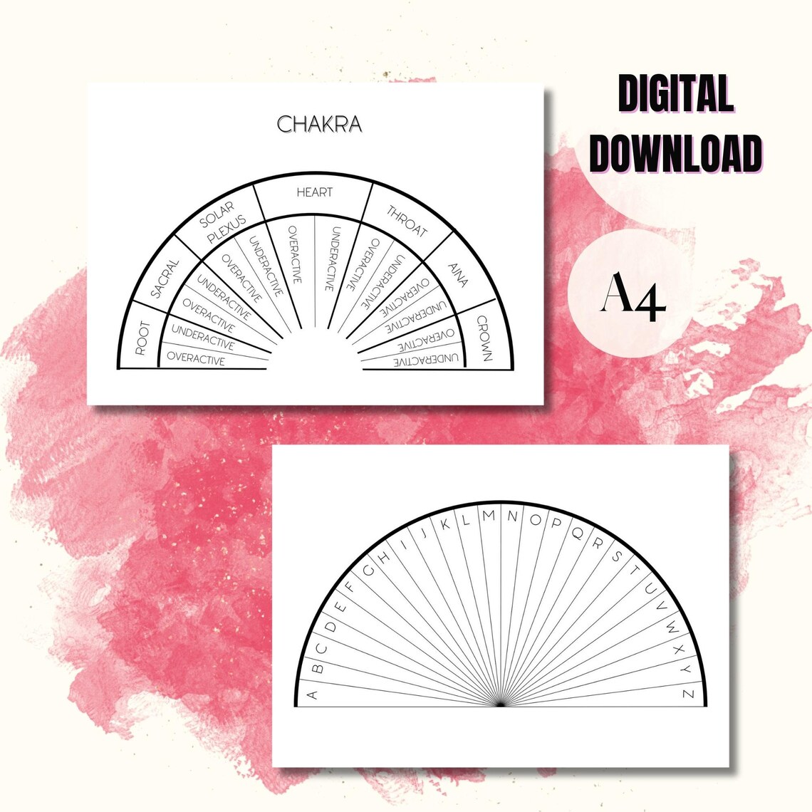 Pendulum Chart Printable Pages Dowsing Chart Dowsing Printable Pages ...