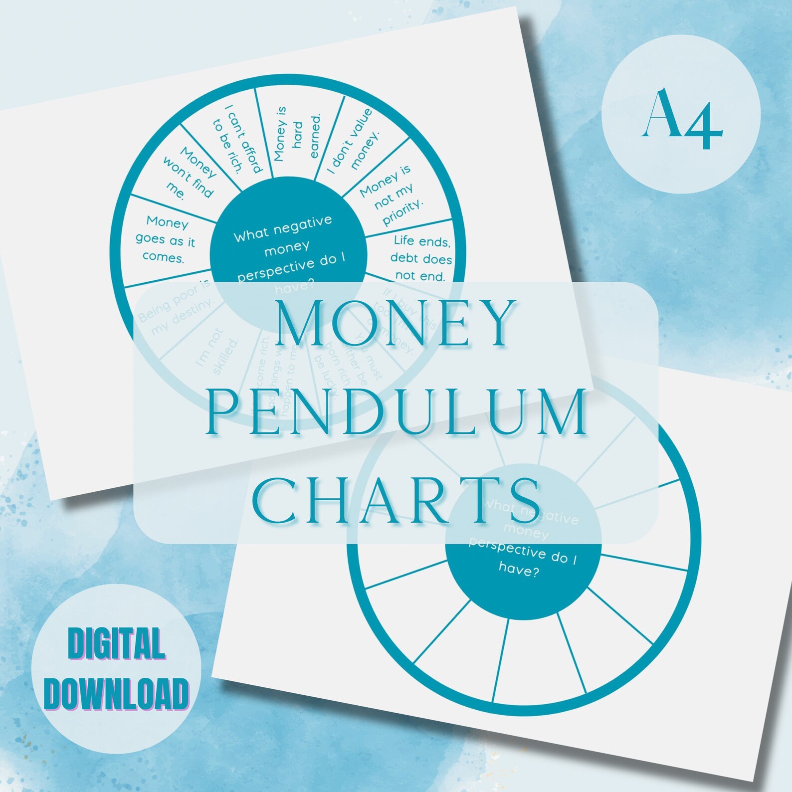 Pendulum Chart Printable Pages Dowsing Chart Dowsing Printable - Etsy