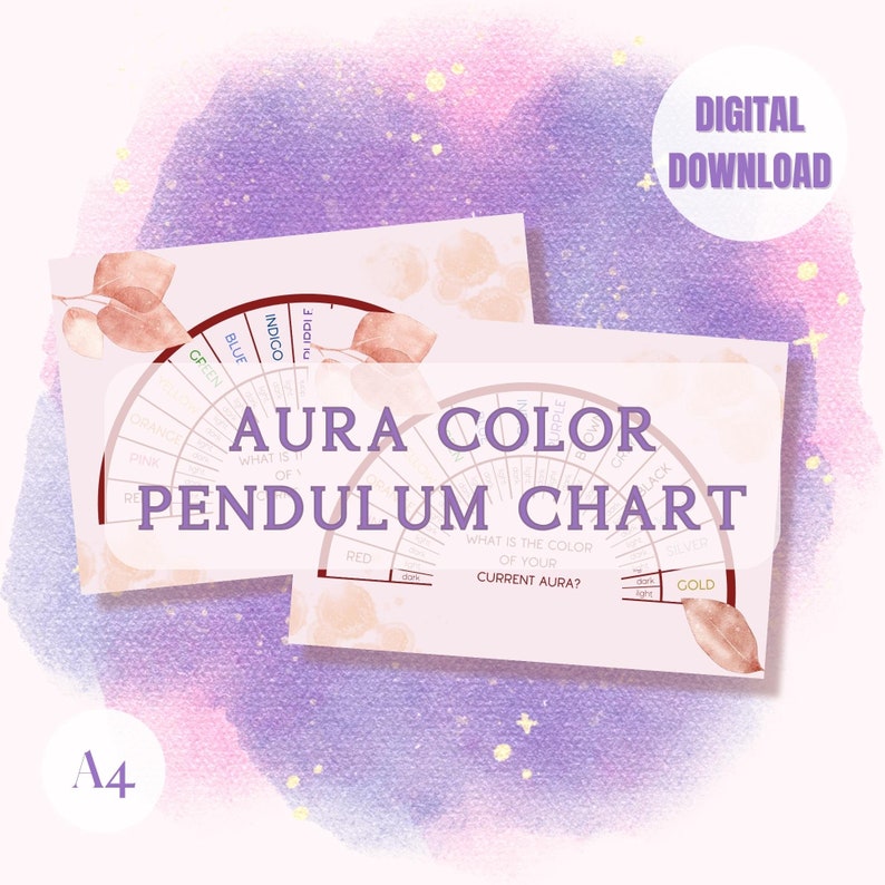 Pendulum Chart Printable Pages Dowsing Chart Dowsing Printable Pages ...