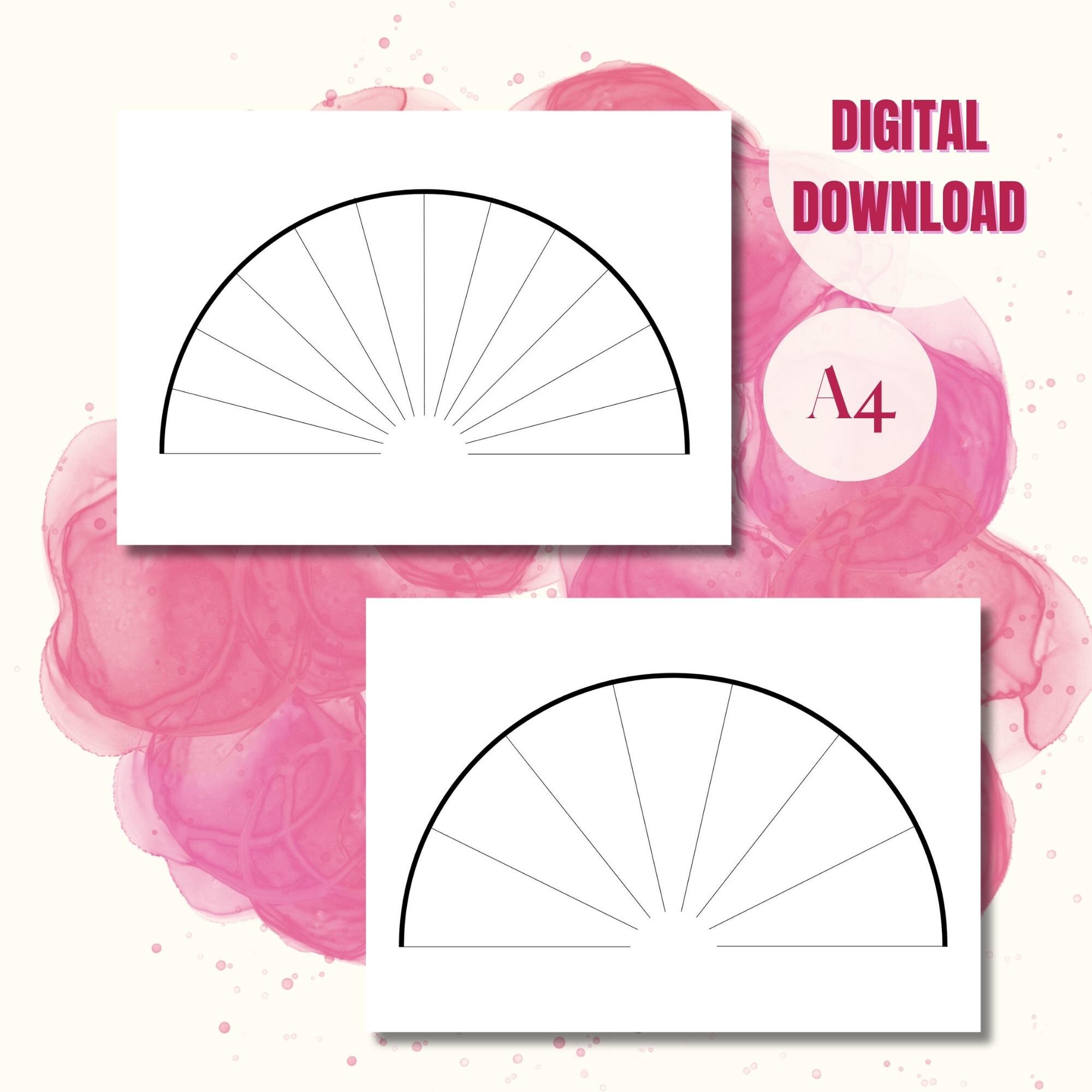 Pendulum Chart Bundle Printable Pages Dowsing Chart Pages Blank Charts ...