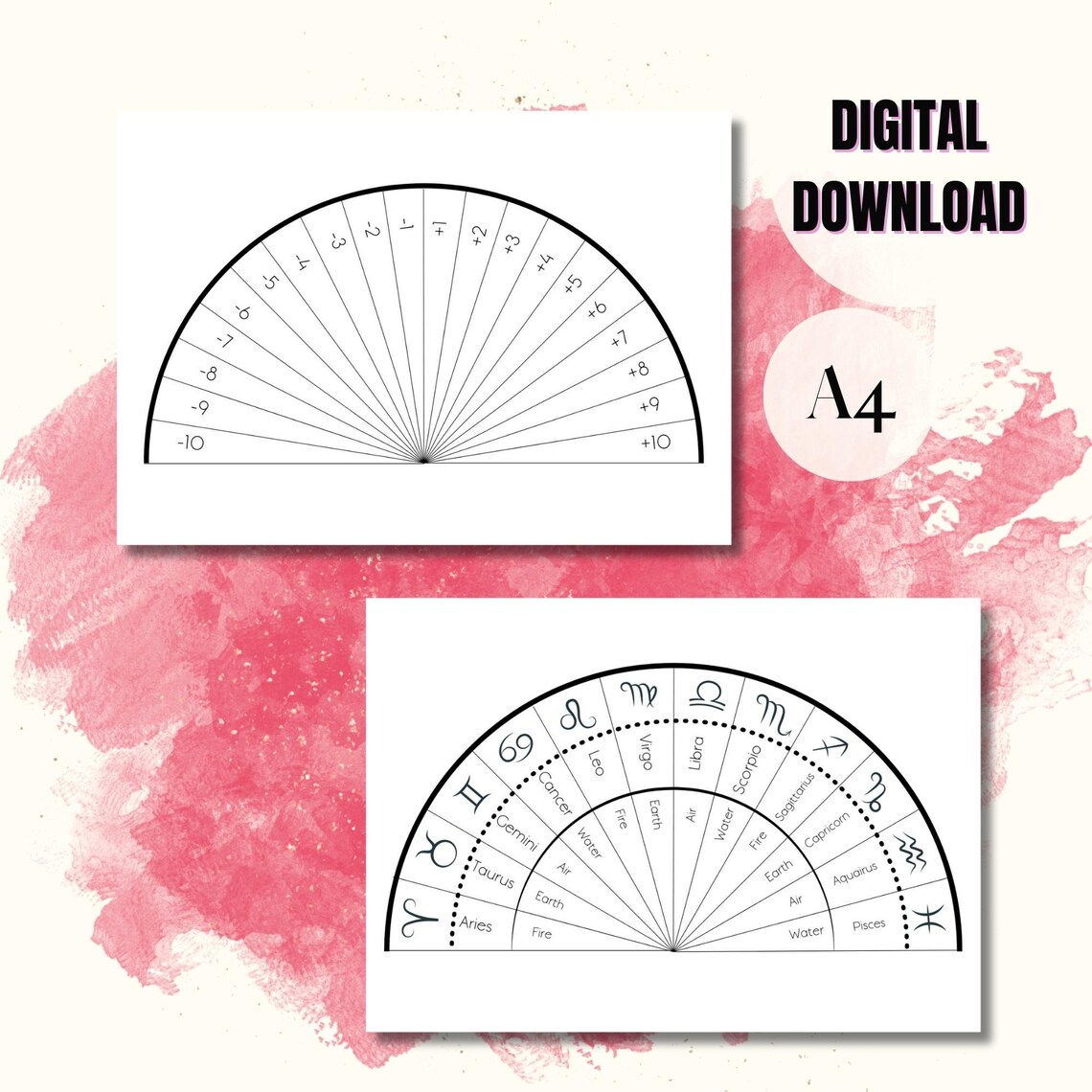Pendulum Chart Printable Pages Dowsing Chart Dowsing Printable Pages ...